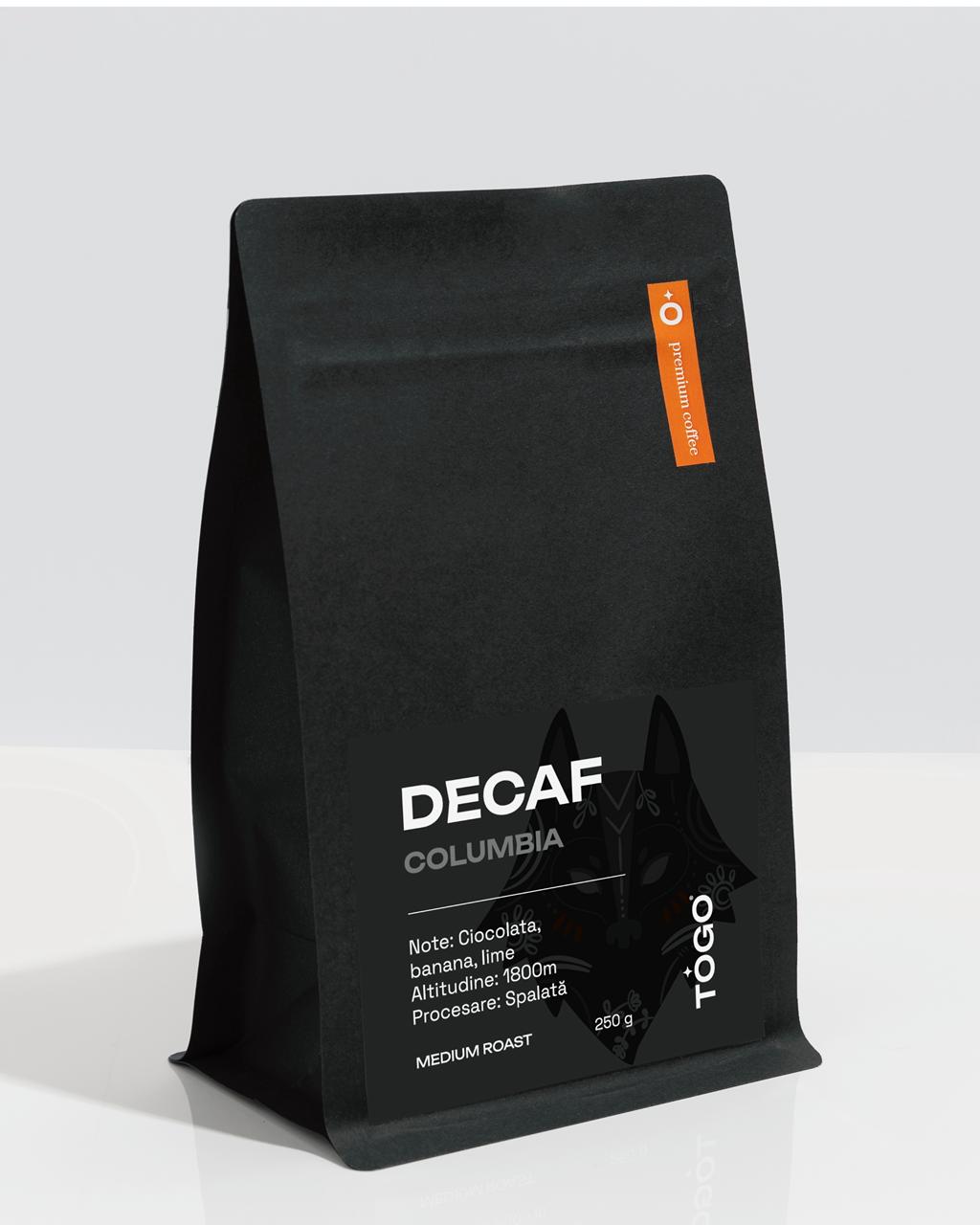 Cafea de specialitate fara cofeina Columbia